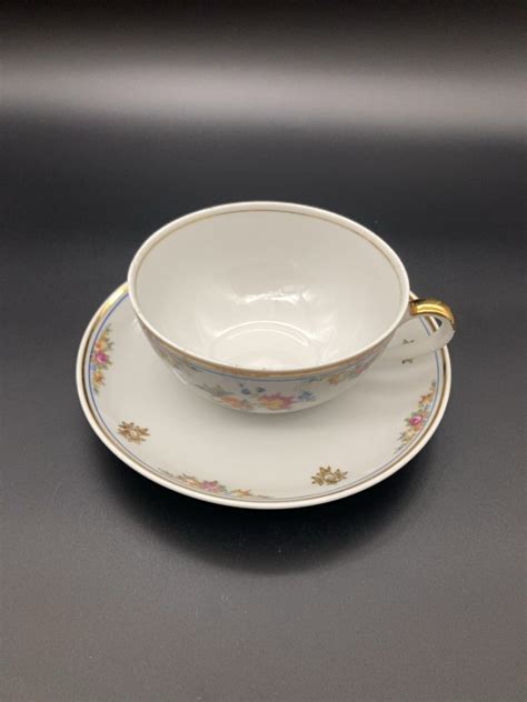 Чайная пара Kahla фарфор Kahla Германия 1930 1950 гг стоимостью 1990 руб