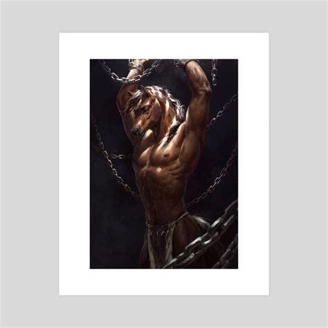 Chained An Art Print By Alsares Lynx Inprnt