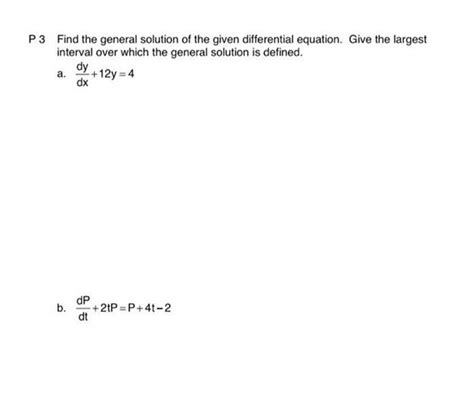 get answer transcribed image text p3 find the general solution of