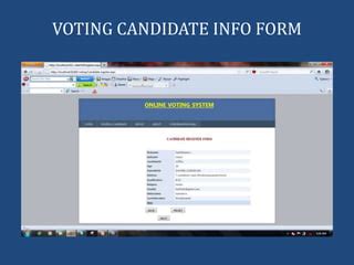 Online Voting System Ppt Pptx Technology Computing