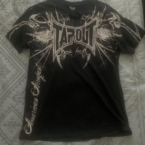 Rare Og Tapout Shirt 🖤🤍 Size L Good Condition No Depop