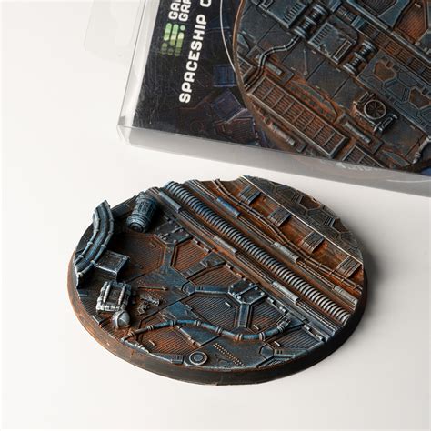Spaceship Corridor Bases Round 100mm X1 Gamersgrass