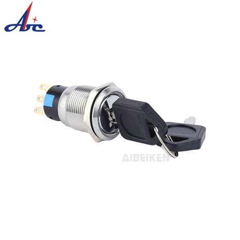 Position Self Lock Pin No Nc Double Removed IP Waterproof Mm Key Switch Key Switch And