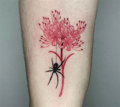 Pin By Sam Meli On Spider Lily Tattoo Pink Tattoo Half Sleeve