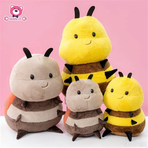 Bộ Thú Bông Côn Trùng Gấu Bông Teddy