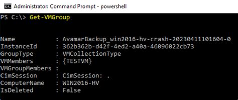 avamar hyper v plugin how to check for orphan hyper v vm groups and