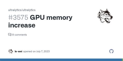 GPU Memory Increase Issue Ultralytics Ultralytics GitHub