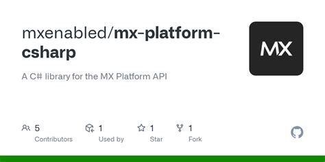 GitHub Mxenabled Mx Platform Csharp A C Library For The MX Platform API