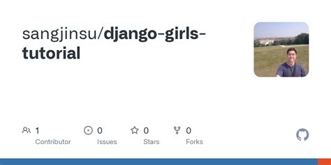 GitHub Sangjinsu Django Girls Tutorial
