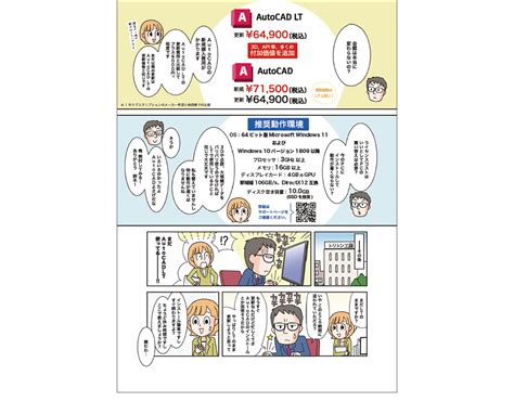 漫画「autocad Ltを使い続けるのがお得？」 専門店cad百貨