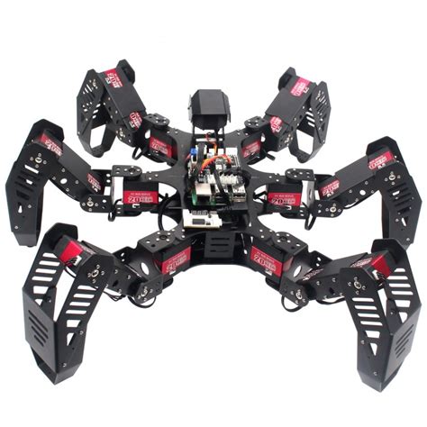 18dof Hexapod Robot Spider Robot 2dof Ptz With Main Board For Raspberry