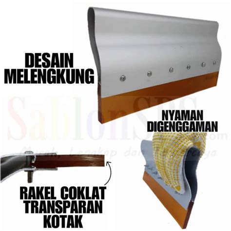 Promo Gagang Rakel Alumunium Model S Ergonomis Cm Rakel Coklat Transparan Diskon Di Seller