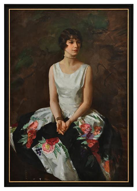 Lot Henry R Rittenberg America 1879 1969 Portrait Of Caroline