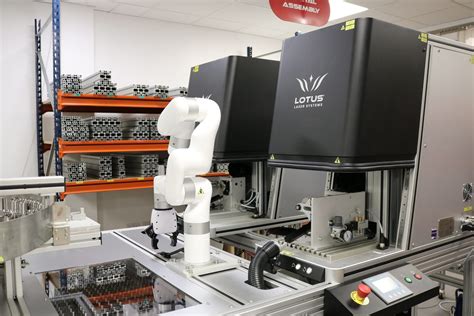 Lotus Laser Showcases Cutting Edge Automated Cobot System