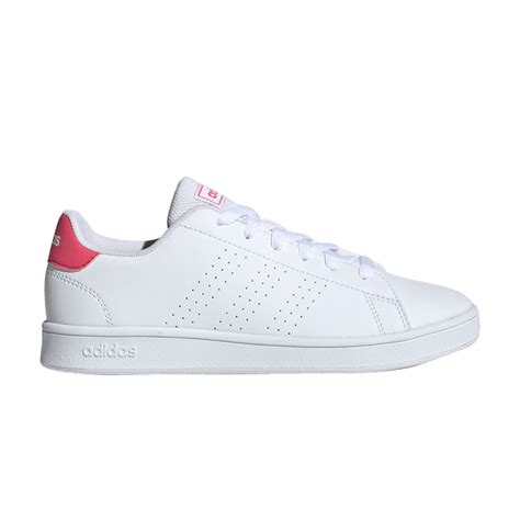 Adidas Neo Advantage J White Real Pink Sasom