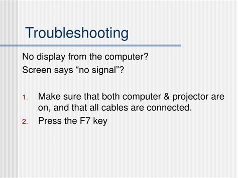 PPT Using Your LCD Projector PowerPoint Presentation Free Download ID