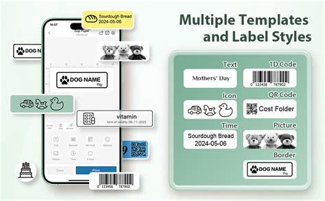 Amazon Com TYPONOS P21 Label Maker Machine With Tape Bluetooth Label Printer Portable Mini
