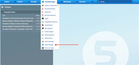 Shopware Installation