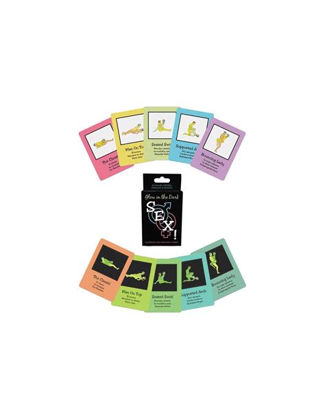 Juego De Cartas Glow In The Dark Sex Cards Brillan En La Oscuridad