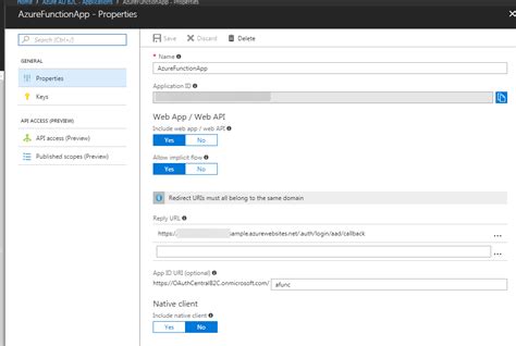 Request Access Token In Postman For Azure Function App Protected By