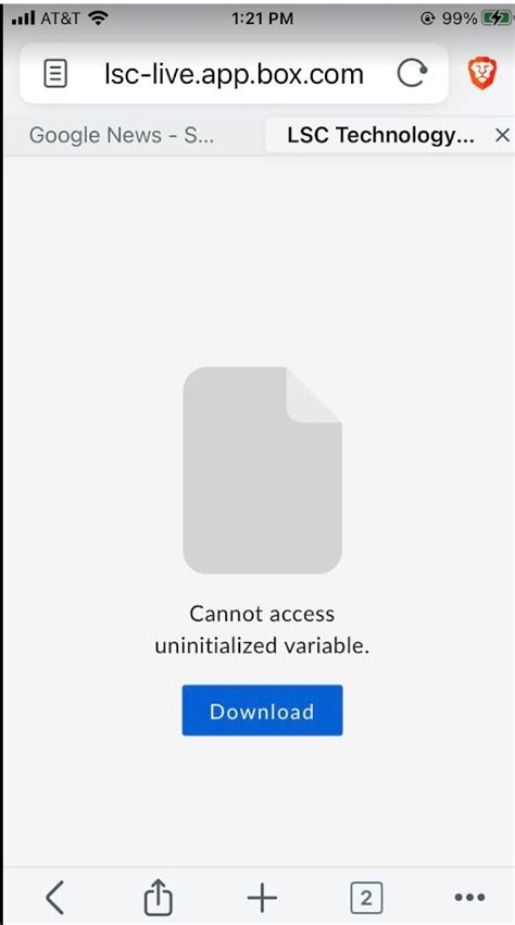 Cannot Access Uninitialized Variable Box Support