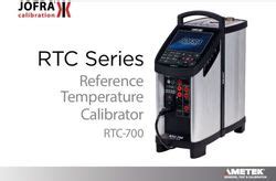 RTC Series Reference Temperature Calibrator RTC