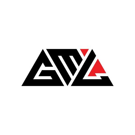 Gml Triangle Letter Logo Design With Triangle Shape Gml Triangle Logo