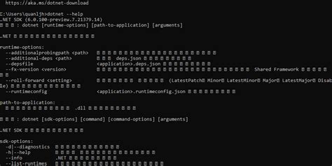 The Console Window Displays Garbled Characters When Type Dotnet Info · Issue 6614 · Dotnet