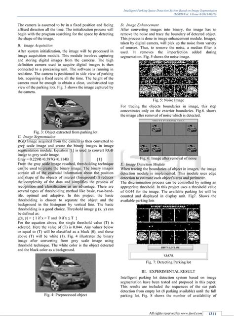 Intelligent Parking Space Detection System Based On Image Segmentation