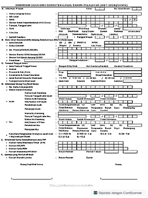 Form Emis Pdf