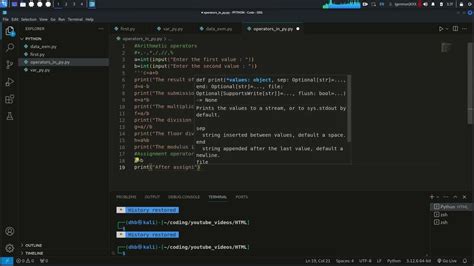 Operators In Python Assignment Operator In Python In Hindi Video