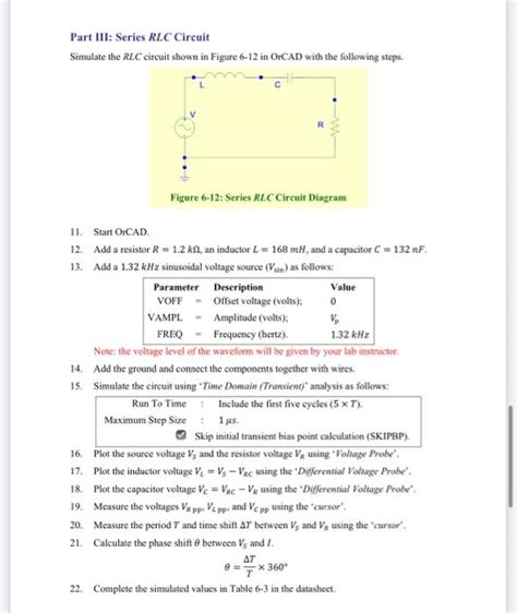 solved simulate the series rl circuit shown in figure 6 10