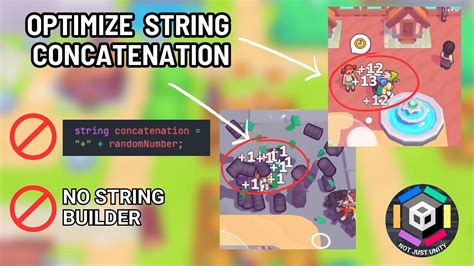 Optimize String Concatenation In Unity Its Not String Builder Youtube