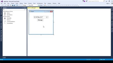 C Sharp Programming 2017how To Use Datetimepicker In C Youtube