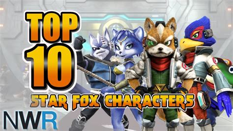 Top 10 Star Fox Characters Youtube