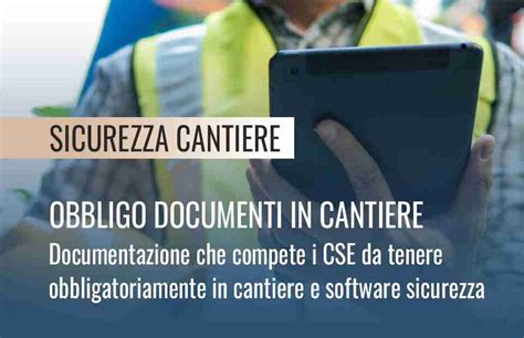 obblighi del cse secondo art 92 d lgs 81 2008 software sicurezza