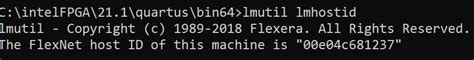 questa intel fpga starter can t find license while quartus 21 1