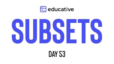 Subsets Leetcode Medium Day 53 Subsets Pattern Youtube