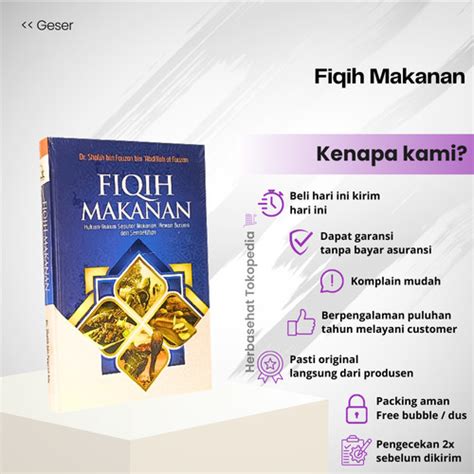 Jual Buku Fiqih Makanan Griya Ilmu syaikh shalih fauzan fikih fiqh ...