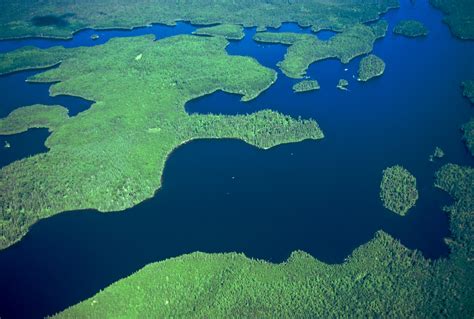 Aerial Lake Bwcaw August 1985 The Photonaturalist