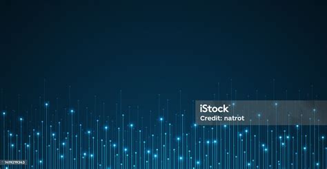기술 배경 빅 데이터 시각화 점이있는 기술 추상 데이터 라인 회로 기판 마더보드 광섬유의에 대한 스톡 벡터 아트 및 기타 이미지 광섬유의 배경 주제 한 줄로 Istock