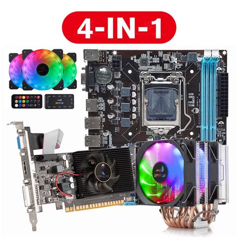 Lga1155 Desktop Computer Assemble Kit （h61 Motherboard Placa De Vídeo