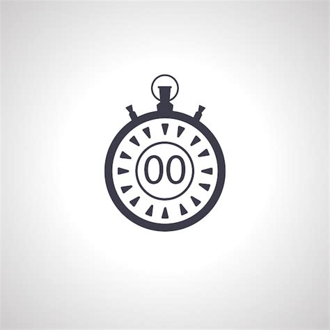 premium vector stopwatch icon timer isolated icon