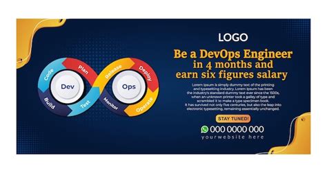Premium Vector Be A Devops Engineer Background