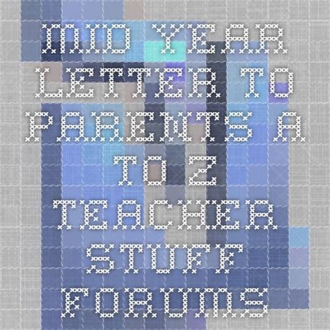 Mid Year Letter A To Z Teacher Stuff Forums