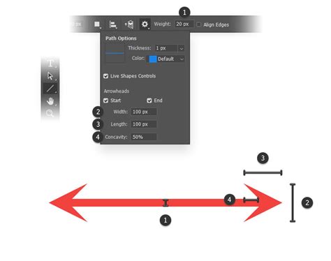how to draw a arrow