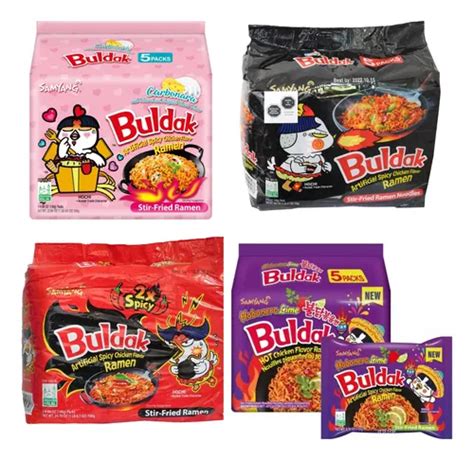 Ramen Coreano Sopa Instantanea Buldak Sabores Surditas 20pzs Envío Gratis