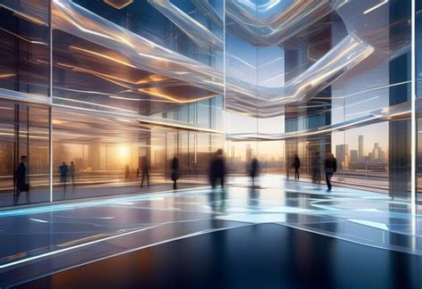 Architectural Elegance In A Technological Age Premium Ai Generated Image