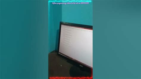 Pythonprogramming Programming Pythonlanguage Python Shorts Youtube