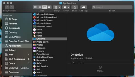 How To Use Onedrive On A Mac Information Technology